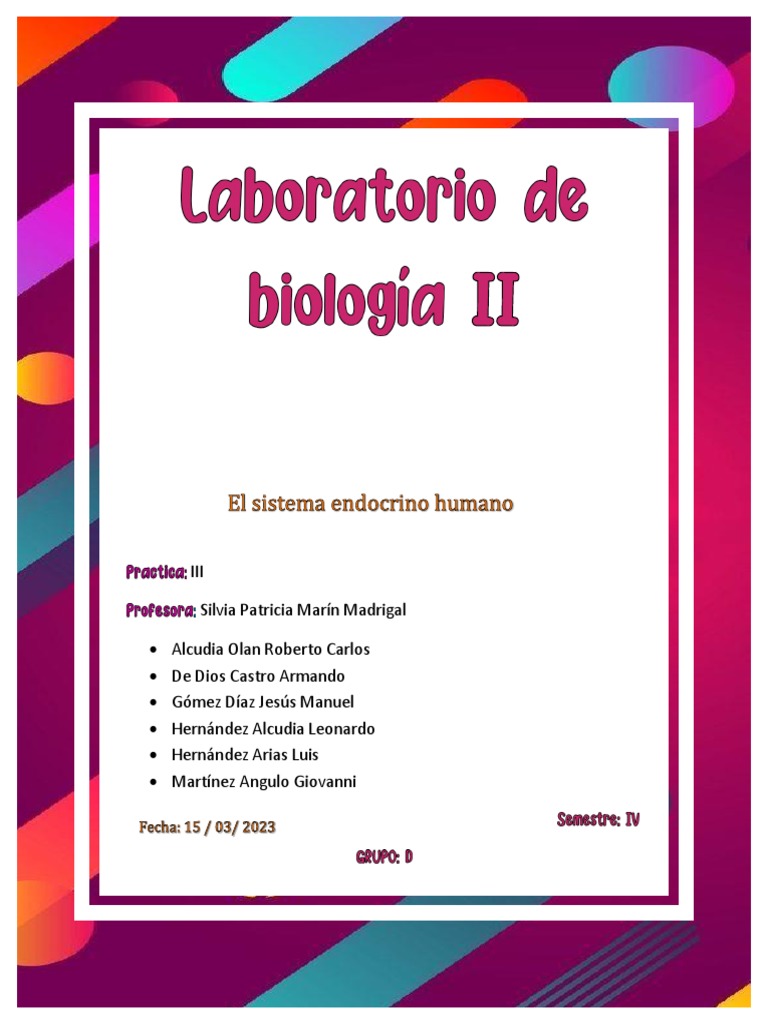 Practica III - Biologia | PDF