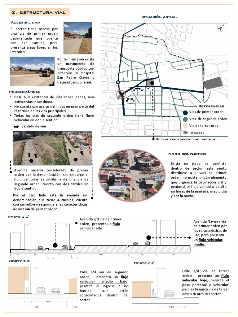Analisis de La Estructura Vial | PDF | Calle | Peatonal