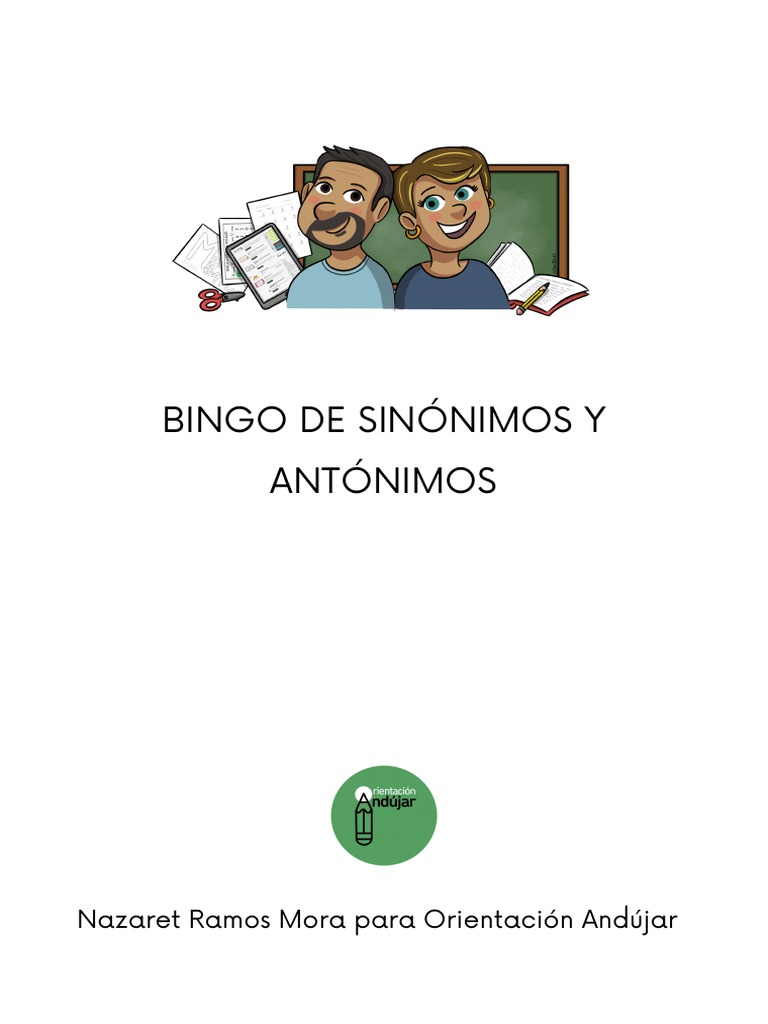 Bingo de Sinonimos y Antonimos | PDF