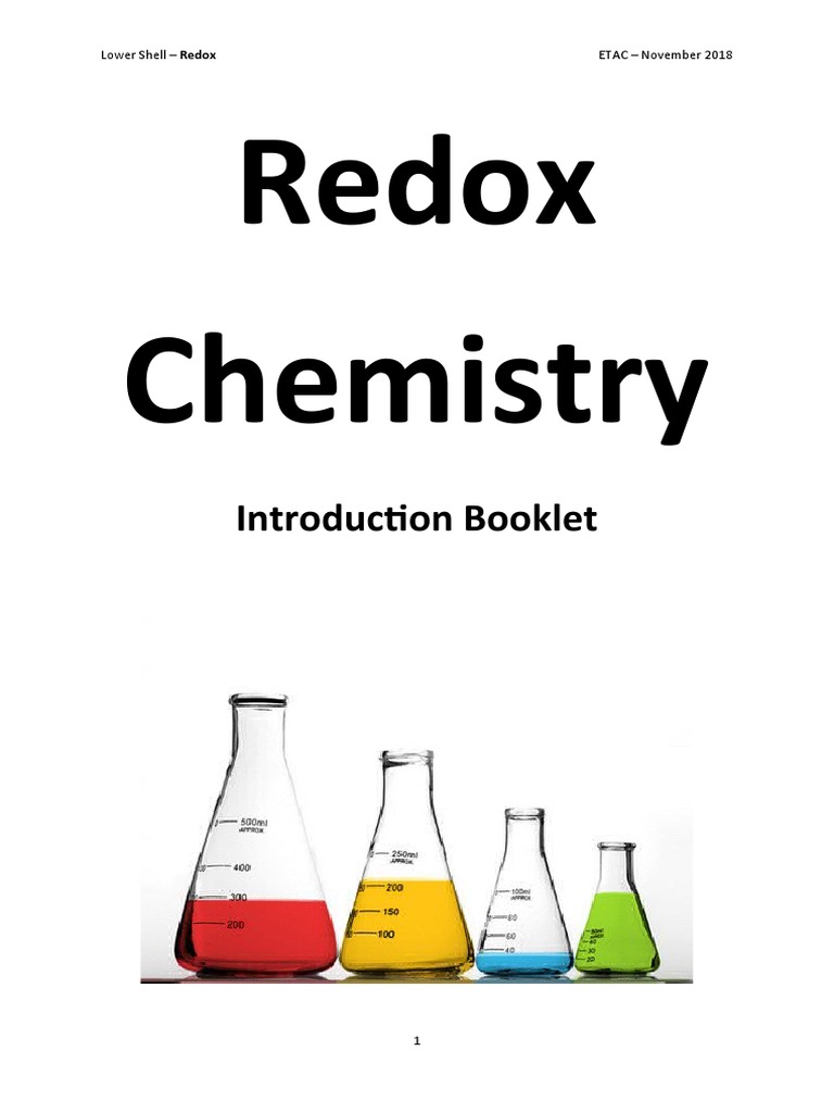 Redox Reactions and Chemical Equations | PDF