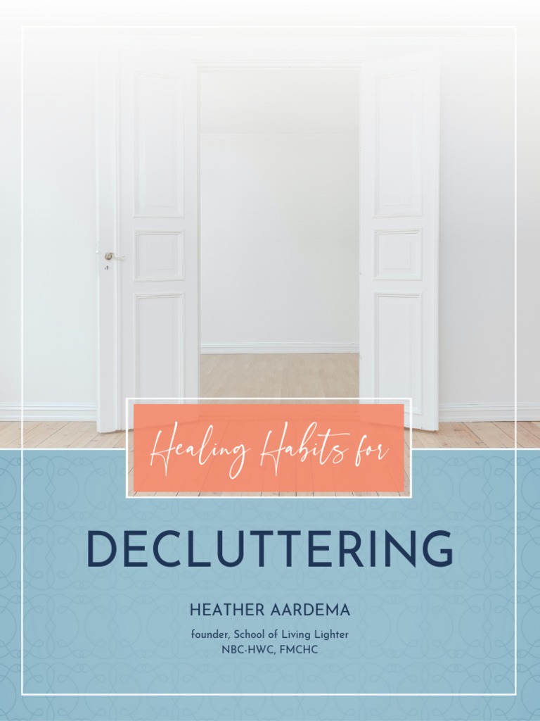 Healing Habits For Decluttering Updated | PDF | Advertising | Cotton