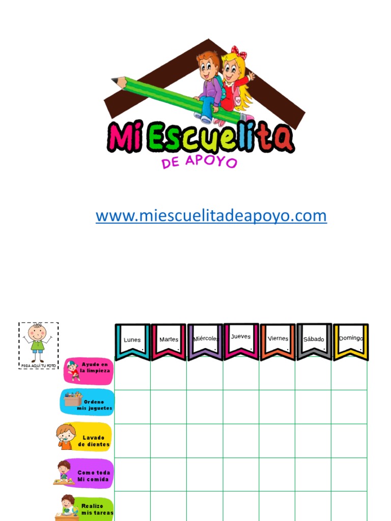 tablero de incentivo niños | PDF