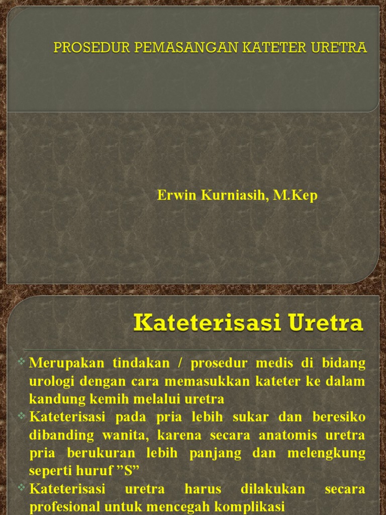 Pemasangan Kateter Urin | PDF
