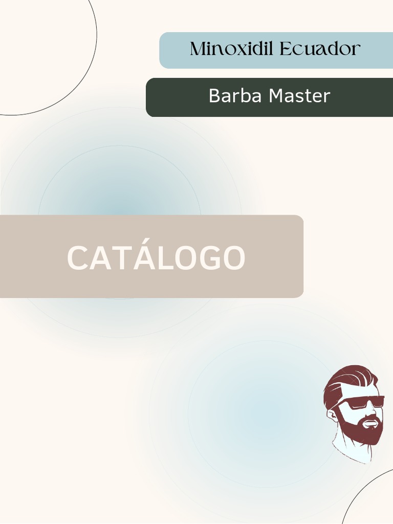 Catálogo Minoxidil Ecuador Barba Master | PDF