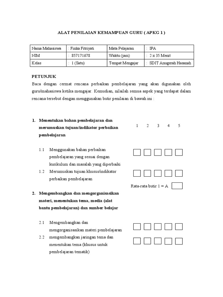 APKG 1 & 2 Finka IPA | PDF