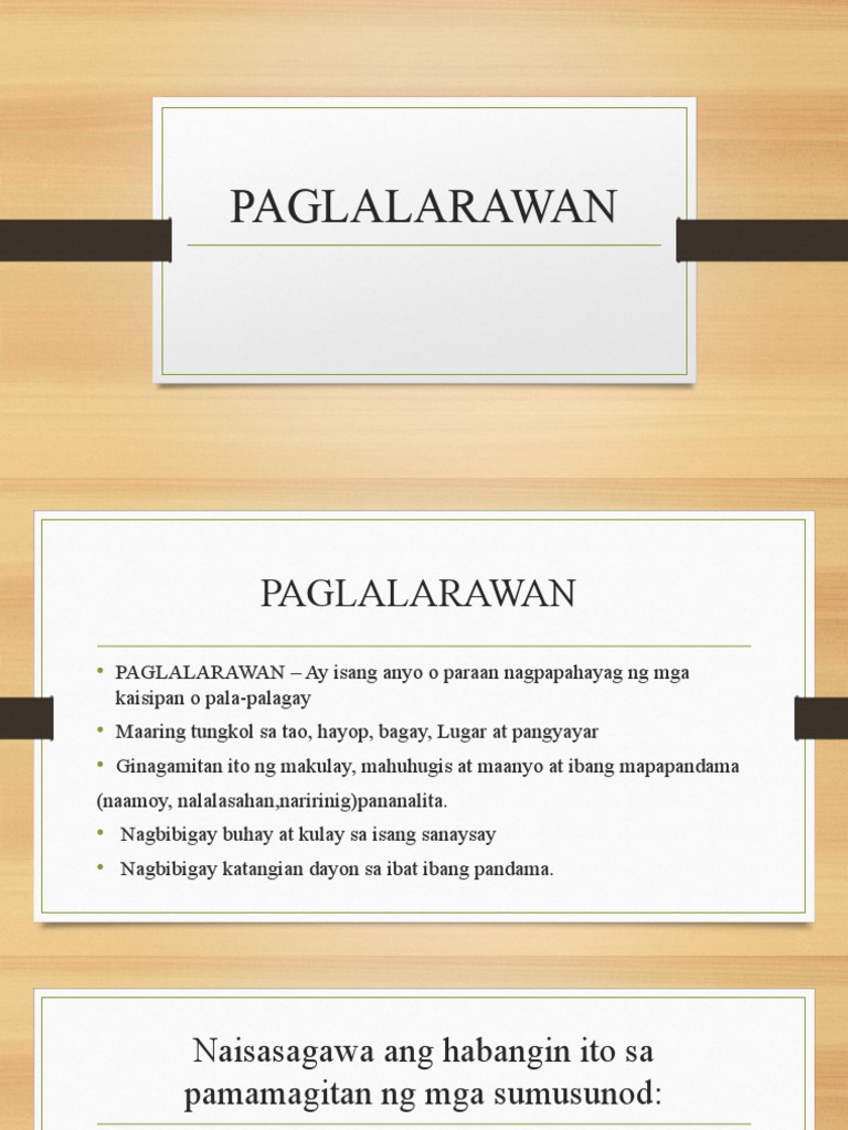 PAGLALARAWAN | PDF