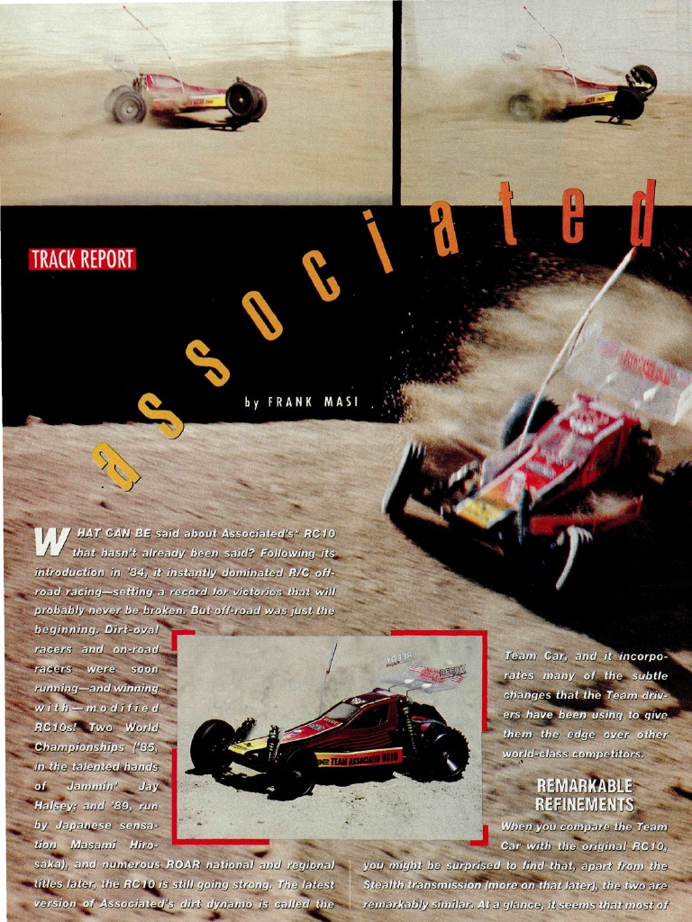 RC 10 Team Car | PDF | Suspension (Vehicle) | Transmission (Mechanics)