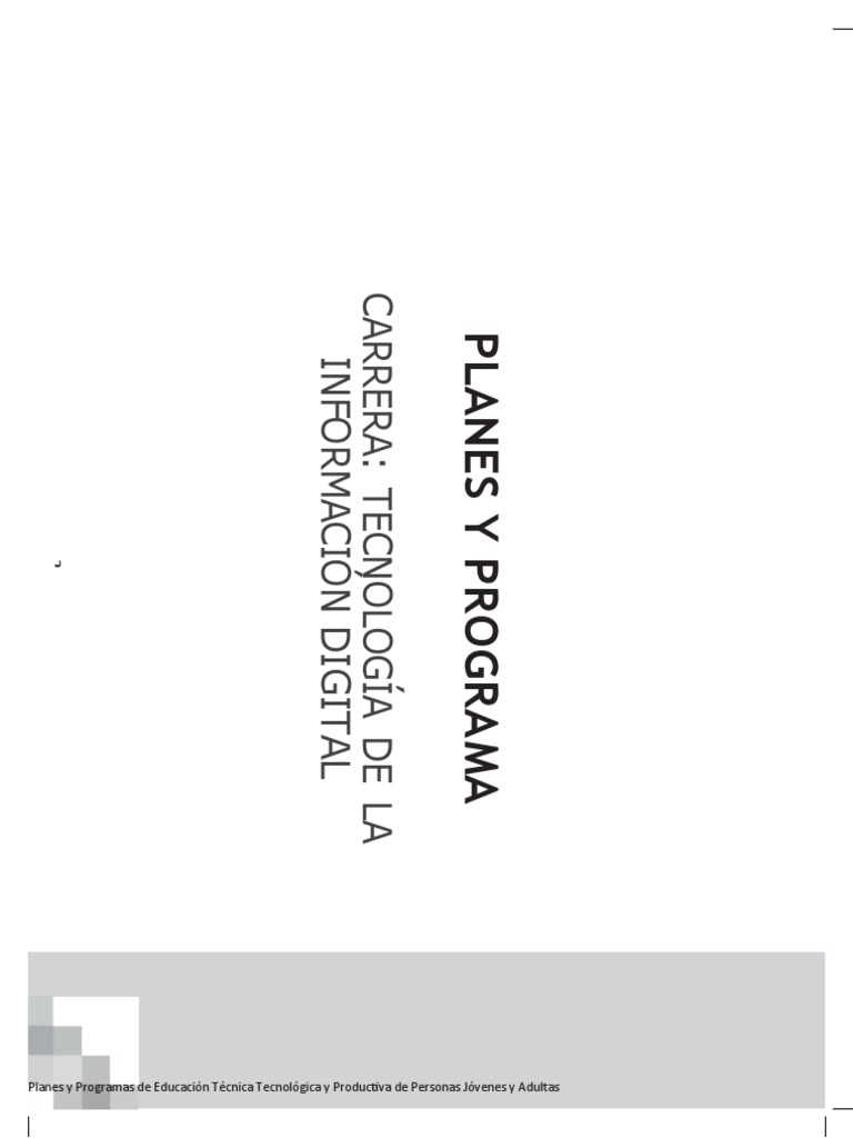 Planes TEC INFO DIGITAL | PDF
