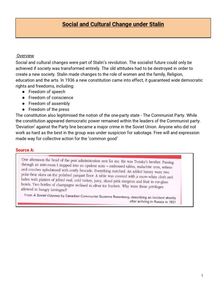 Social and Cultural Change | PDF