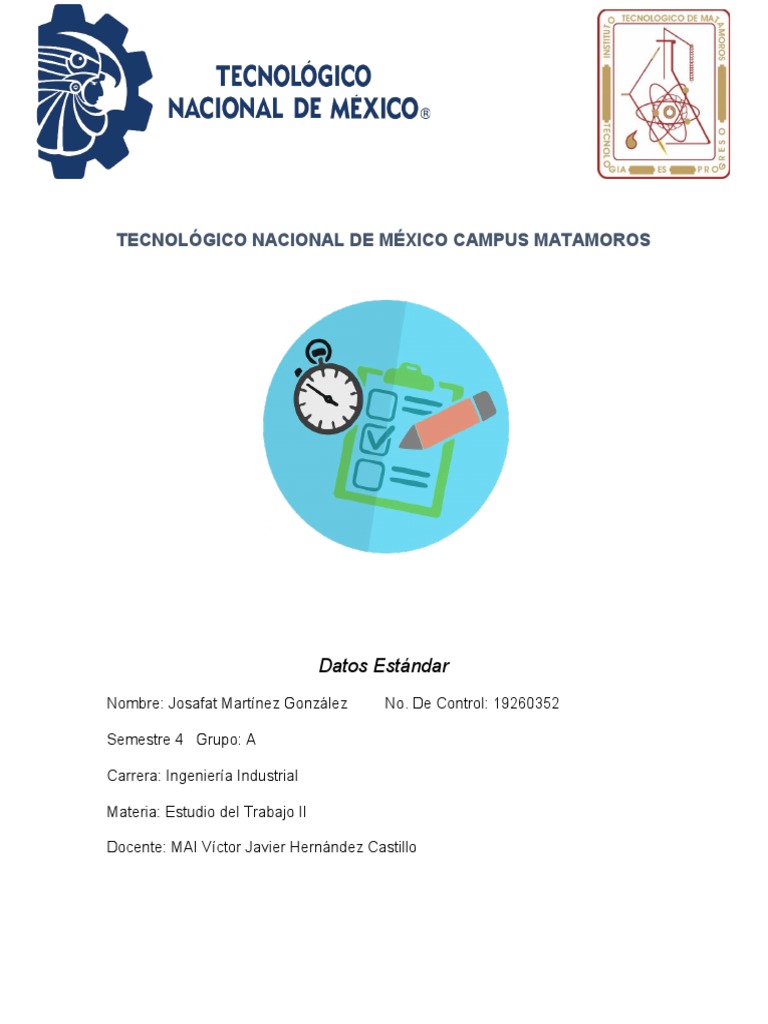 Tema 3 Datos Estandar | PDF