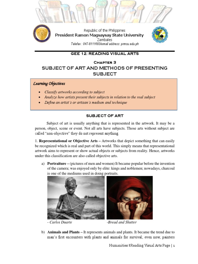 GEE 12 Chapter 3 | PDF | The Arts | Realism (Arts)