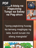 Ang Subheto at Obheto NG Paggawa | PDF