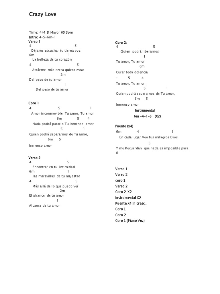 Crazy Love | PDF