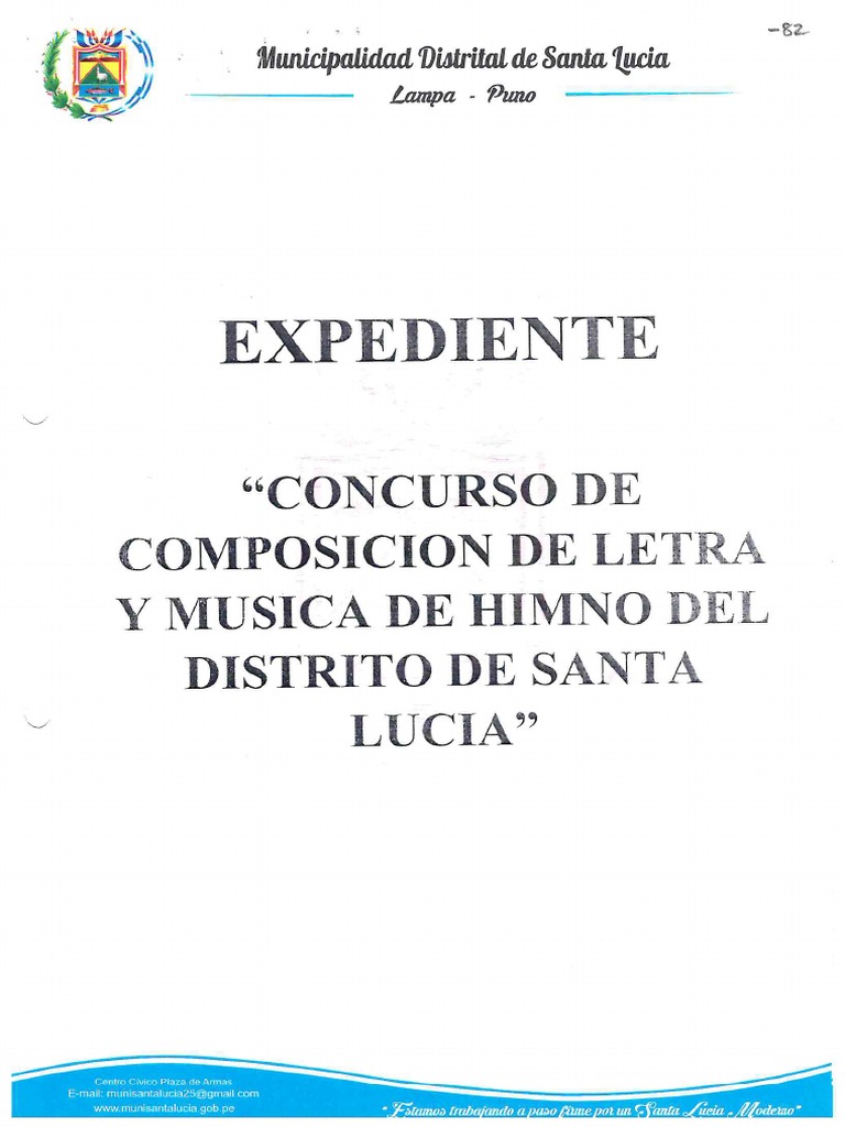 Himno Santa Lucia | PDF