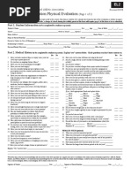 PSAL Medical Form 2024-2025 | PDF | Clinical Medicine | Diseases And ...