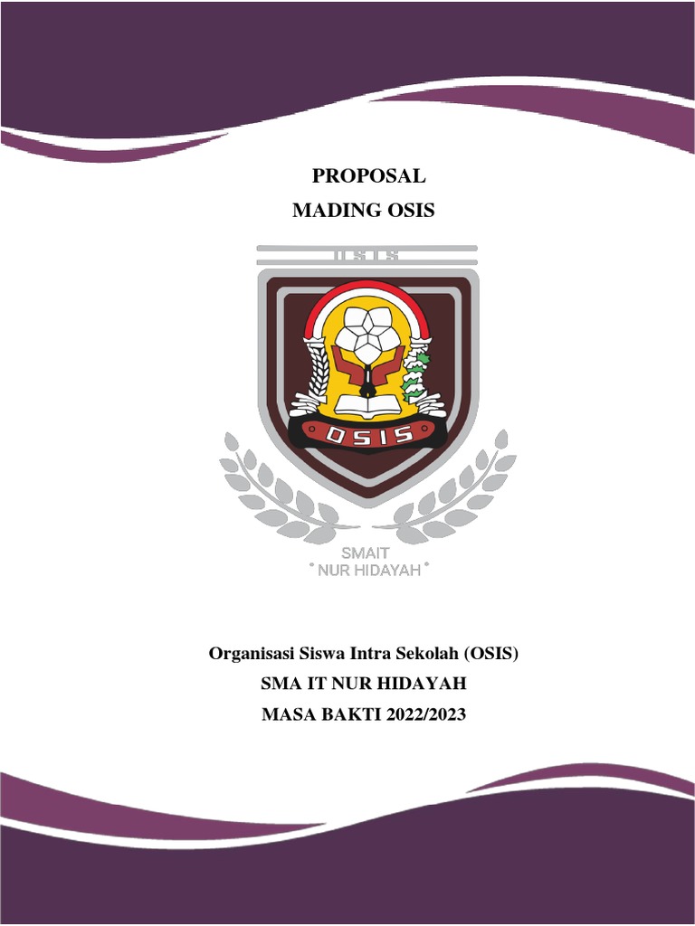 Proposal Mading Osis 2223 | PDF