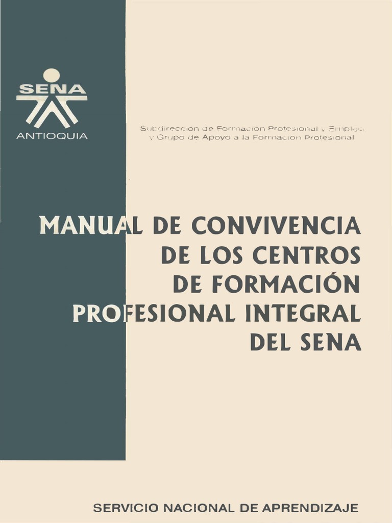 Manual Convivencia Centros Formacion (1) | PDF