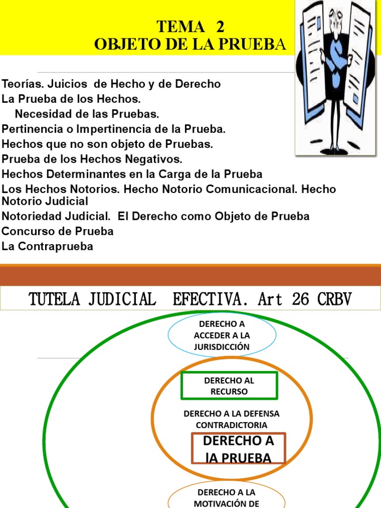 Análisis de los conceptos clave sobre el objeto de la prueba en un proceso | PDF | Evidencia ...