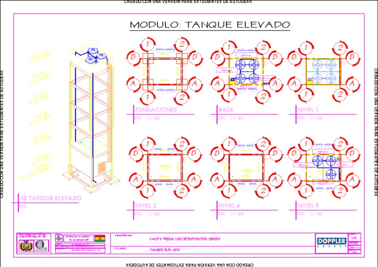 Tanque Elevado 1-3 | PDF | Bolivia