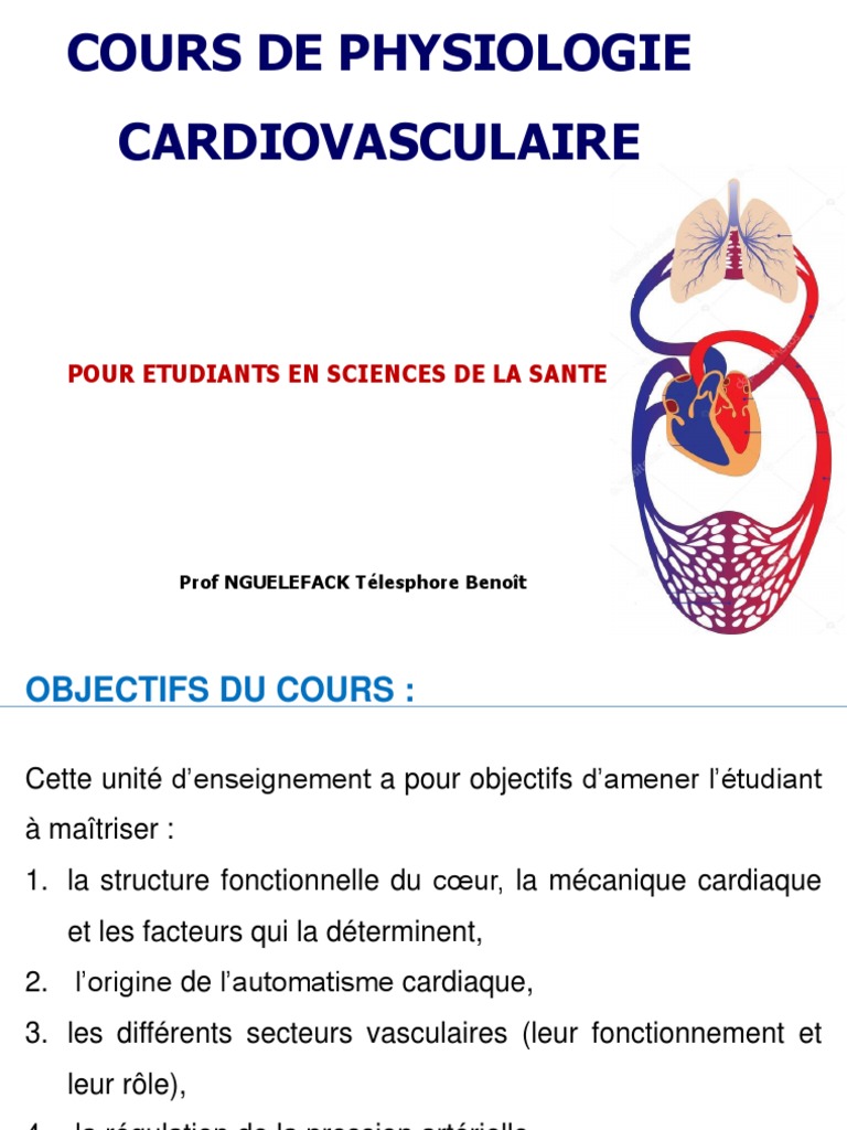 Physiologie Cardiaque et Automatisme | PDF | Vaisseau sanguin | Cœur