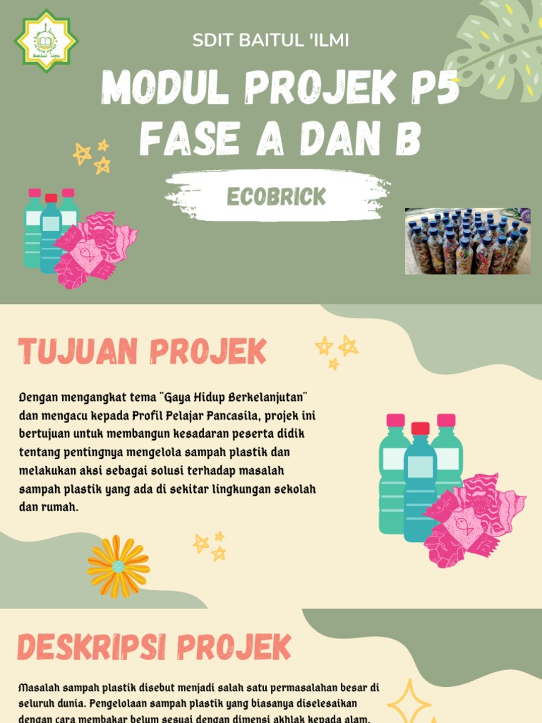 Modul Projek Ecobrick SDIT Baitul Ilmi | PDF