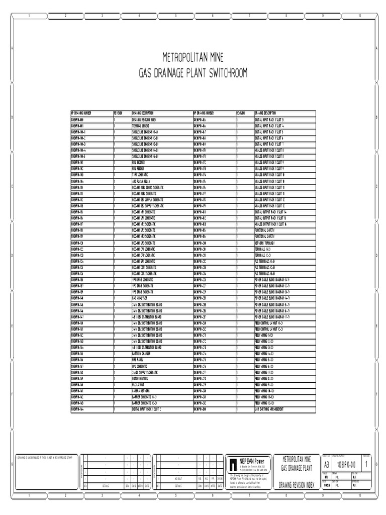 Metropolitan Mine Gas Drainage Plans | PDF