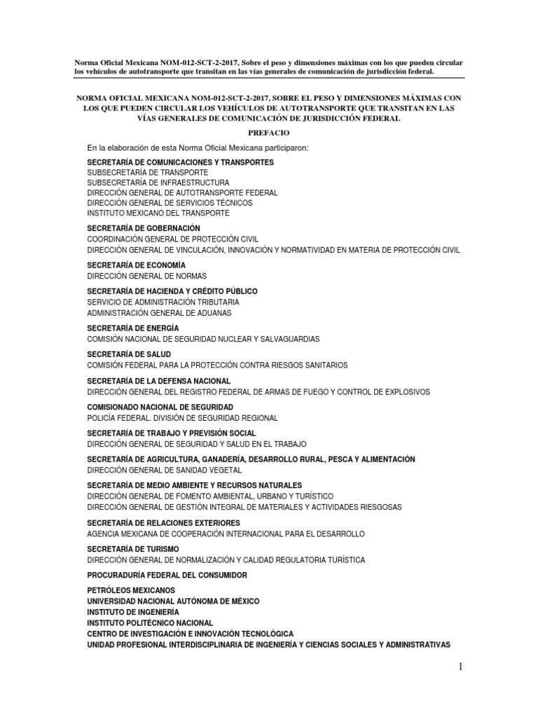 Norma Definitiva NOM-012 | PDF