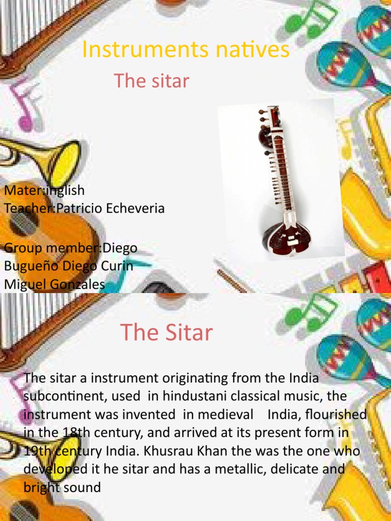 Instruments Natives (Sitar) | PDF