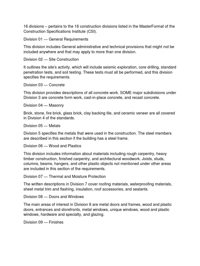 16 Divisions BT4 | PDF