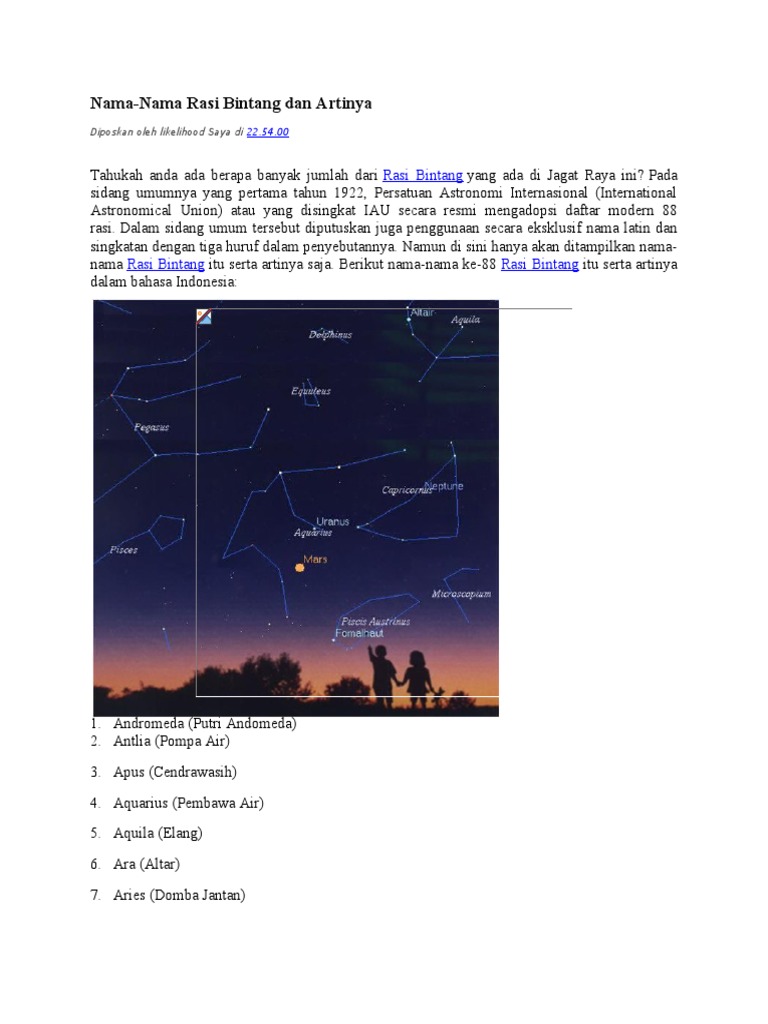 Rasi Bintang | PDF