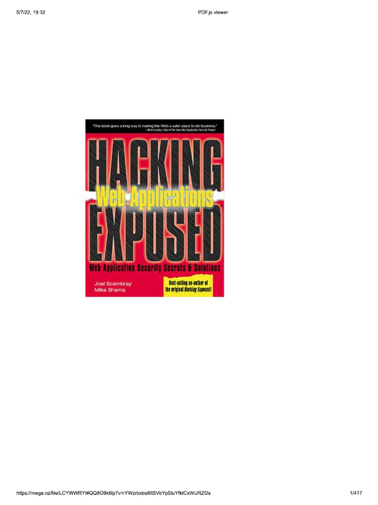Hacking Aplicaciones Web | PDF