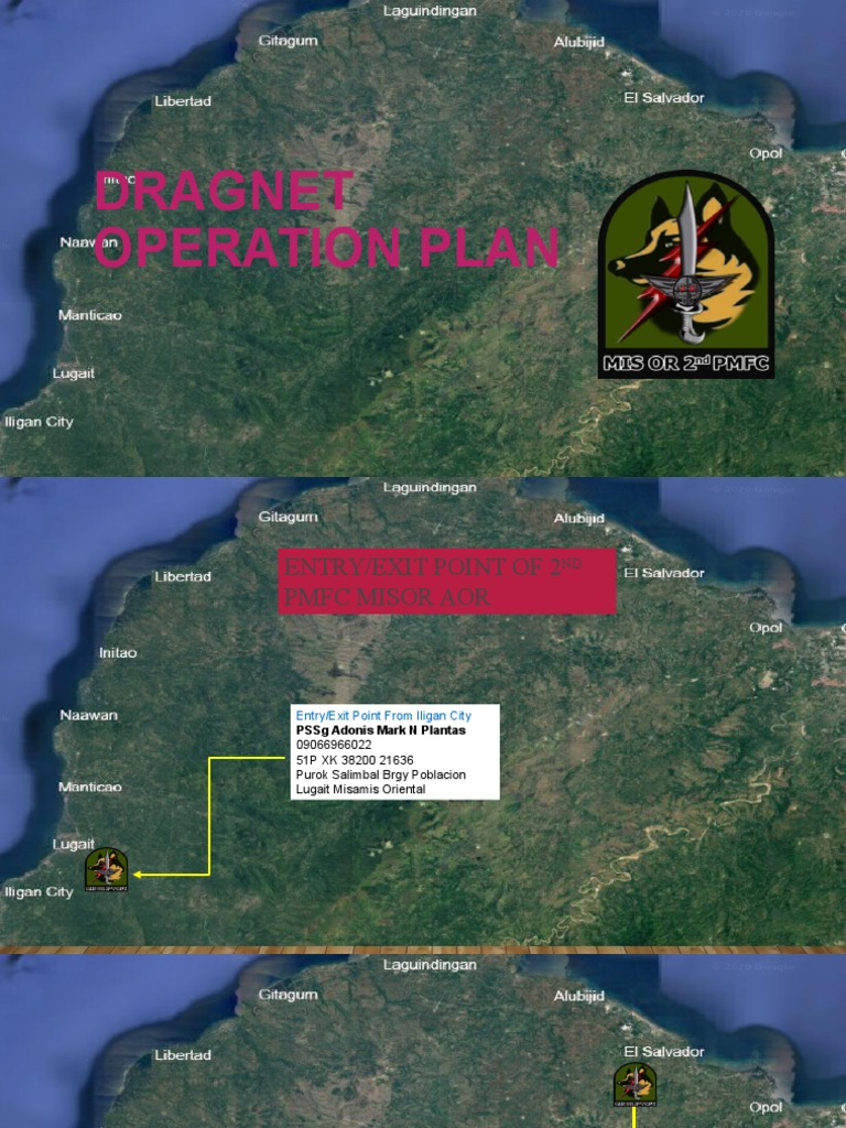 Drag Net Operational Plan 2ND PMFC Misor | PDF