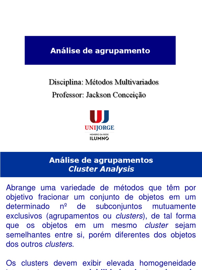 Analise de Cluster | PDF