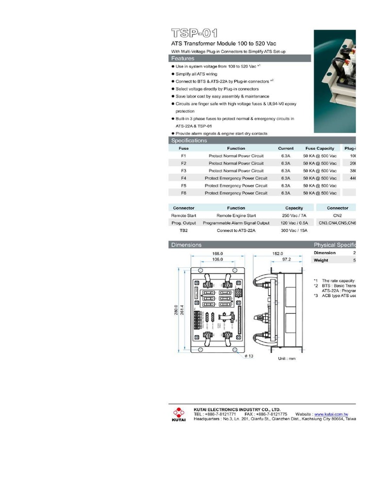 Comap Inteli ATS 2 70 | PDF
