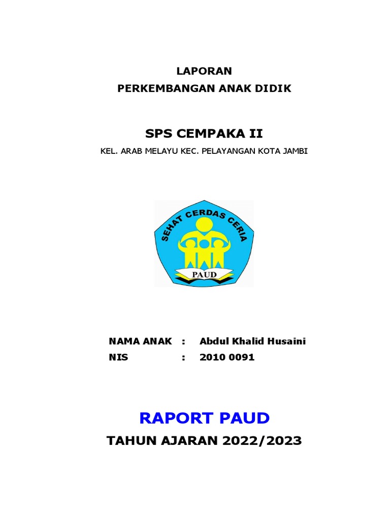 COVER RAPORT SPS CEMPAKA 2022 | PDF