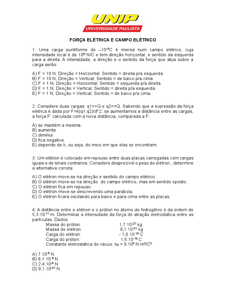 Lista de Exer 02 Final | Descargar gratis PDF | Ligero | Óptica