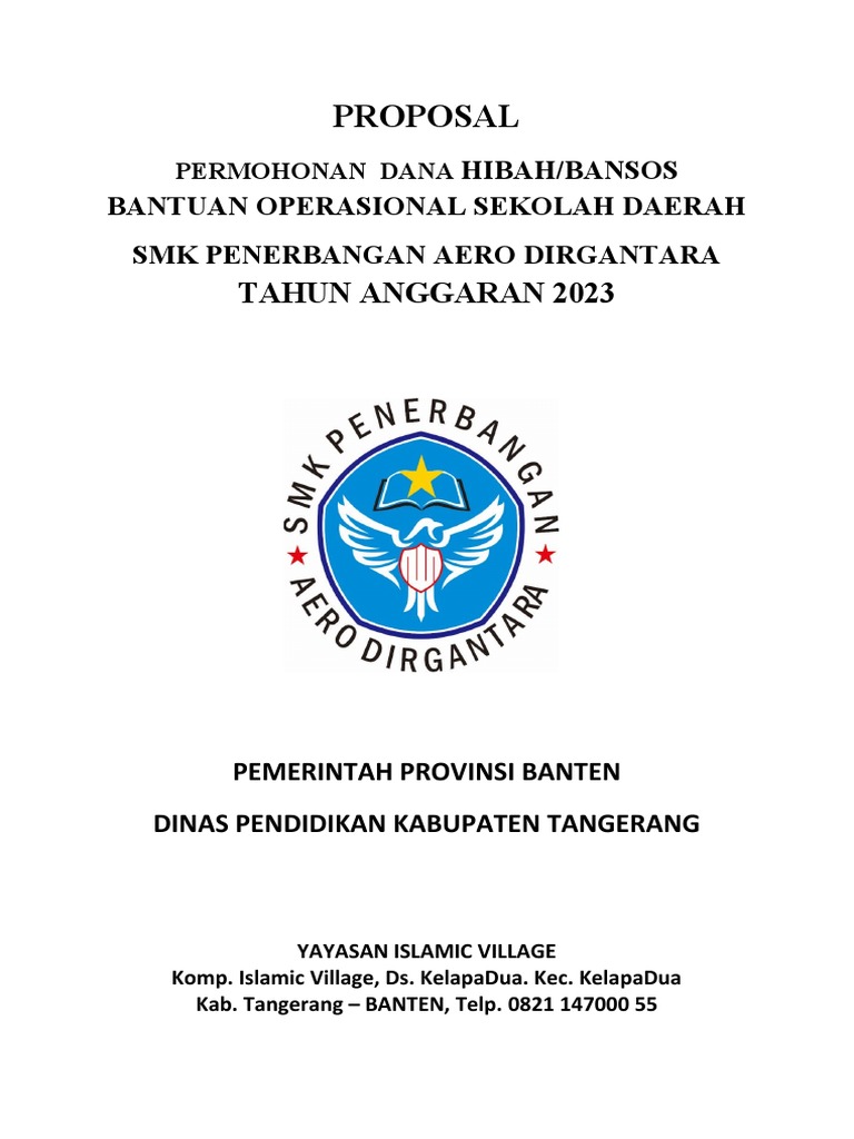 Sampel Proposal Bosda 2023 | PDF