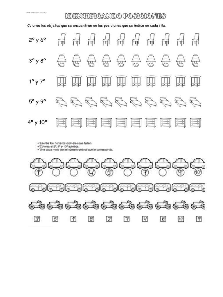 Numeros Ordinales | PDF