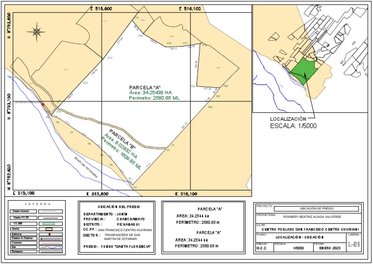 PLANO DE LOCALIZACION-UBICACION-Layout1 | PDF