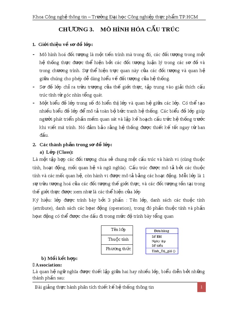 TH PTTK HTTT_Mo hinh hoa cau truc | PDF