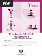 Prueba 3° Grado - Matemática - Ecer Proceso - Revisado | PDF