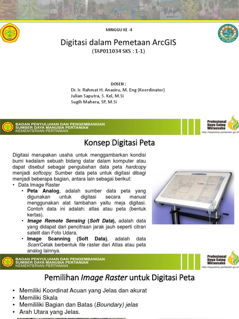 Digitasi Peta ArcGIS: Konsep dan Teknik | PDF
