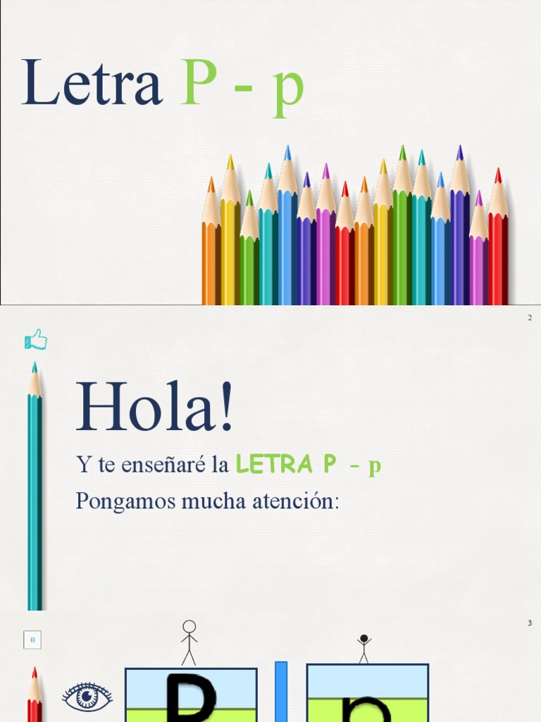Aprenda a Letra P: Leitura e Escrita | PDF