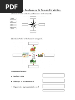 Mapa Con Puntos Cardinales | PDF | Navegación | Geografía