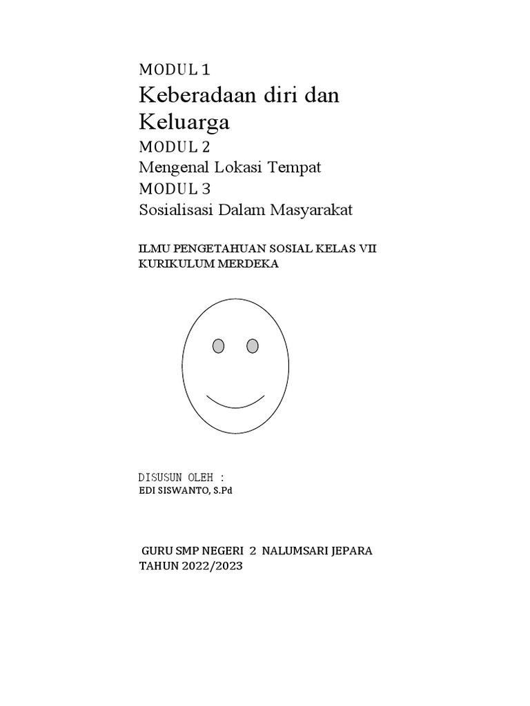 Edi Siswanto Modul 1,2,3 Ips Kelas Vii | PDF