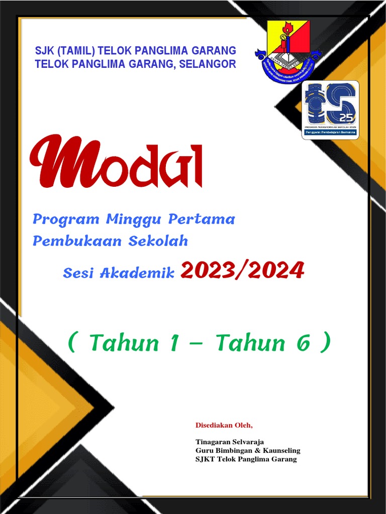 Modul Program Minggu Pertama Pembukaan Sekolah | PDF