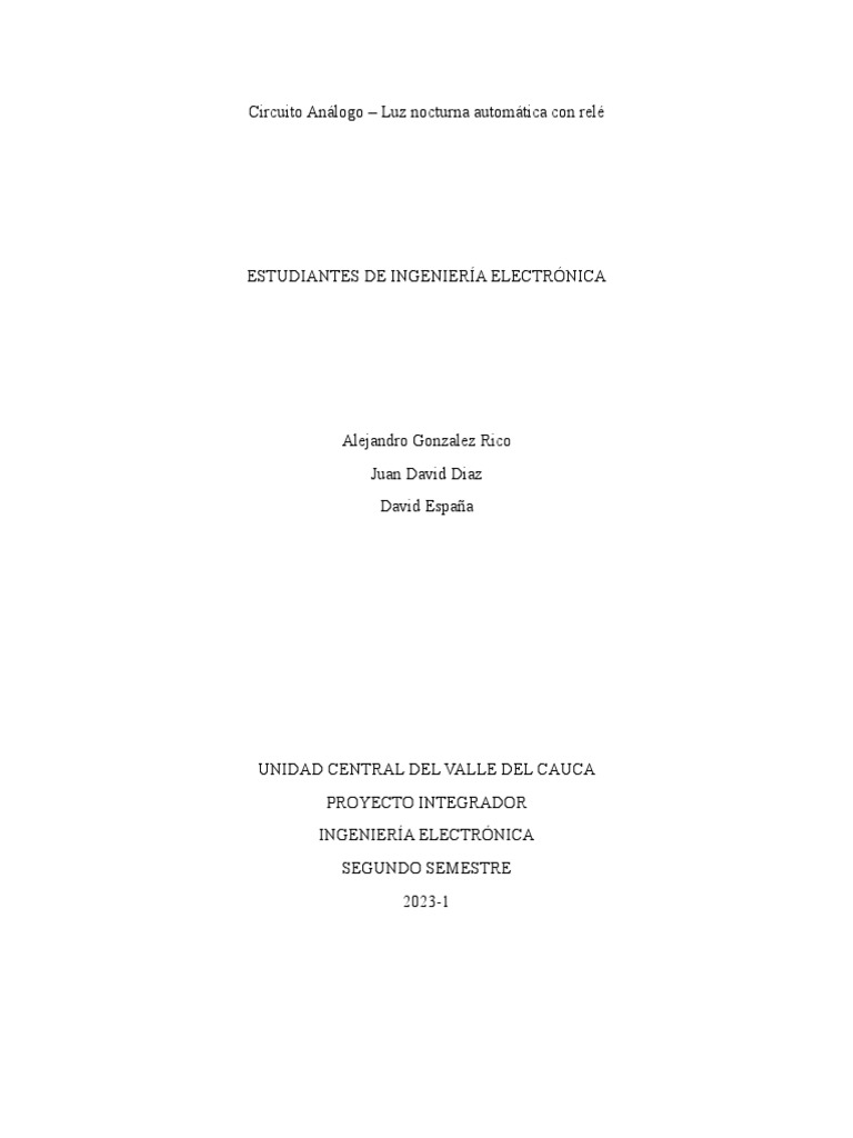 Proyecto Integrador 2 | PDF