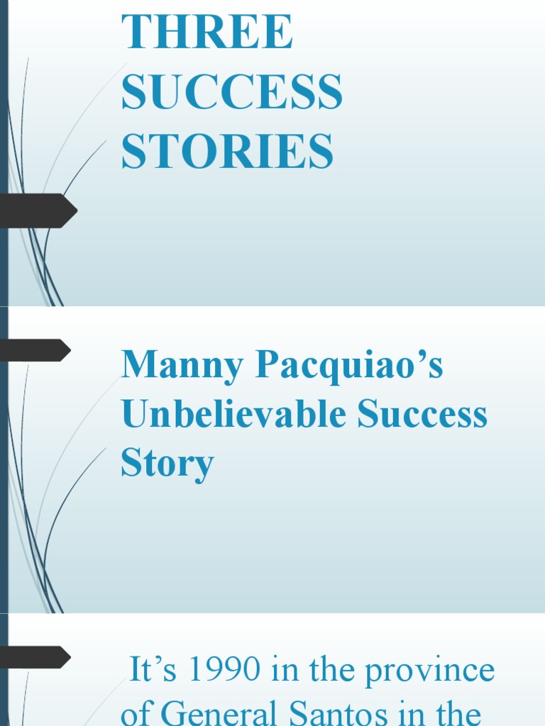 Three Success Stories | PDF