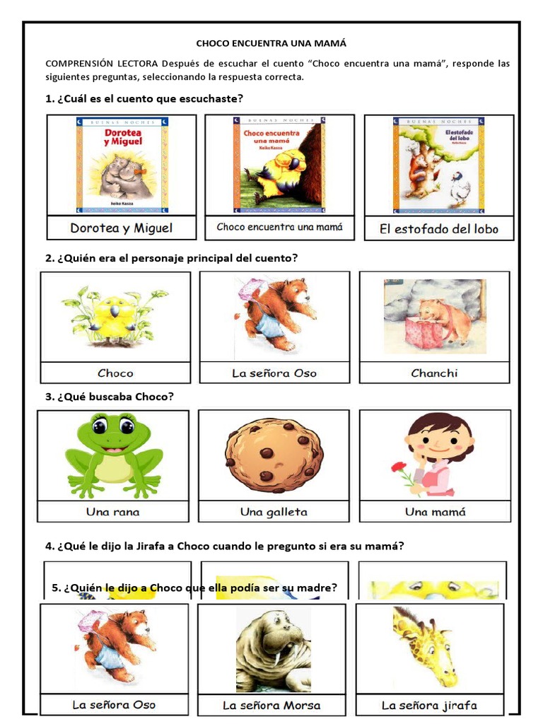 Choco Encuentra Una Mamá | PDF