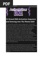 DNA Activation | PDF | Human | Dna